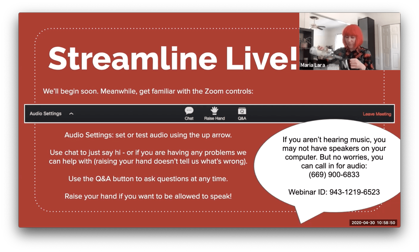 Streamline Live! - Quarantine Edition